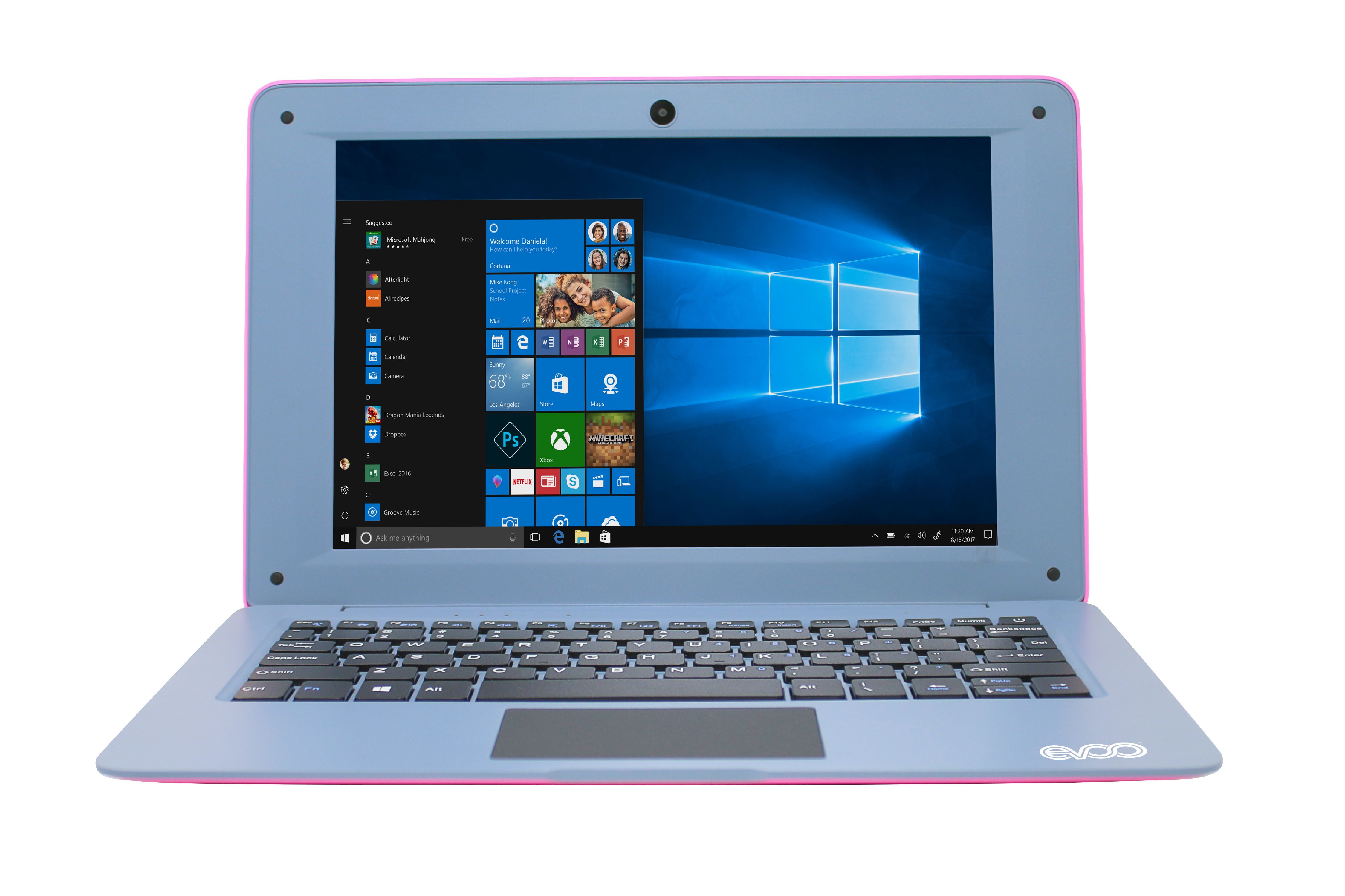 Restored EVOO 10.1" Ultra Thin Laptop, Quad Core Processor, 2GB RAM ...