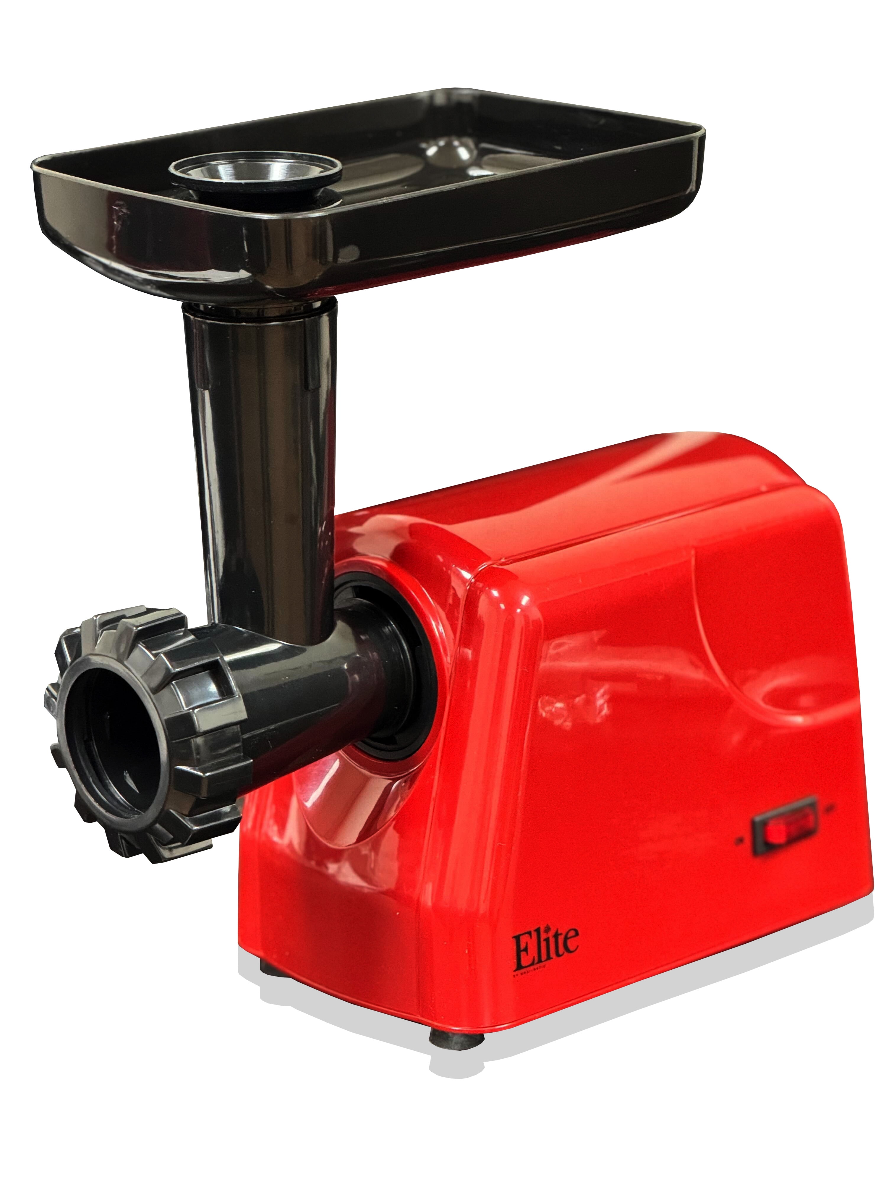 Restored Elite Gourmet Elite HA-3430 Meat Grinder 550 Watt (Red ...