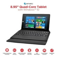 Restored Ematic EWT935DK 8.95" 32GB Tablet Windows 10 with Keyboard ...