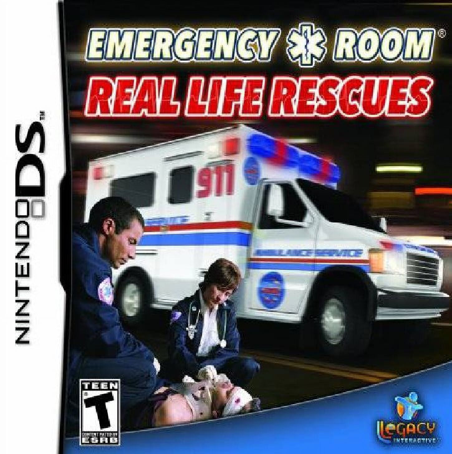 Restored Emergency Room: Real Life Rescues (Nintendo DS, 2009) Doctor ...