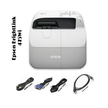 Restored Epson PowerLite 585W WXGA 3LCD Projector (1250 to 2000 Lamp ...