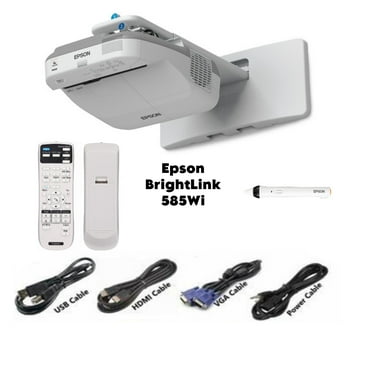 Pre-Owned Epson PowerLite D6250 3LCD Projector 4000 ANSI Bundle: HDMI ...