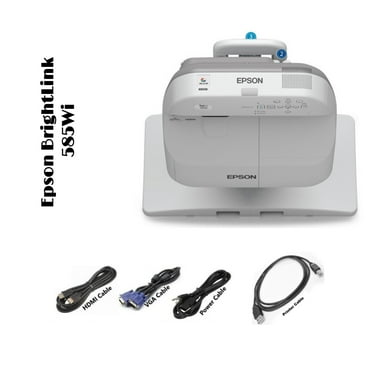 Pre-Owned Epson PowerLite 93 1080i 4:3 3LCD Projector 2400 Lumens HD w ...