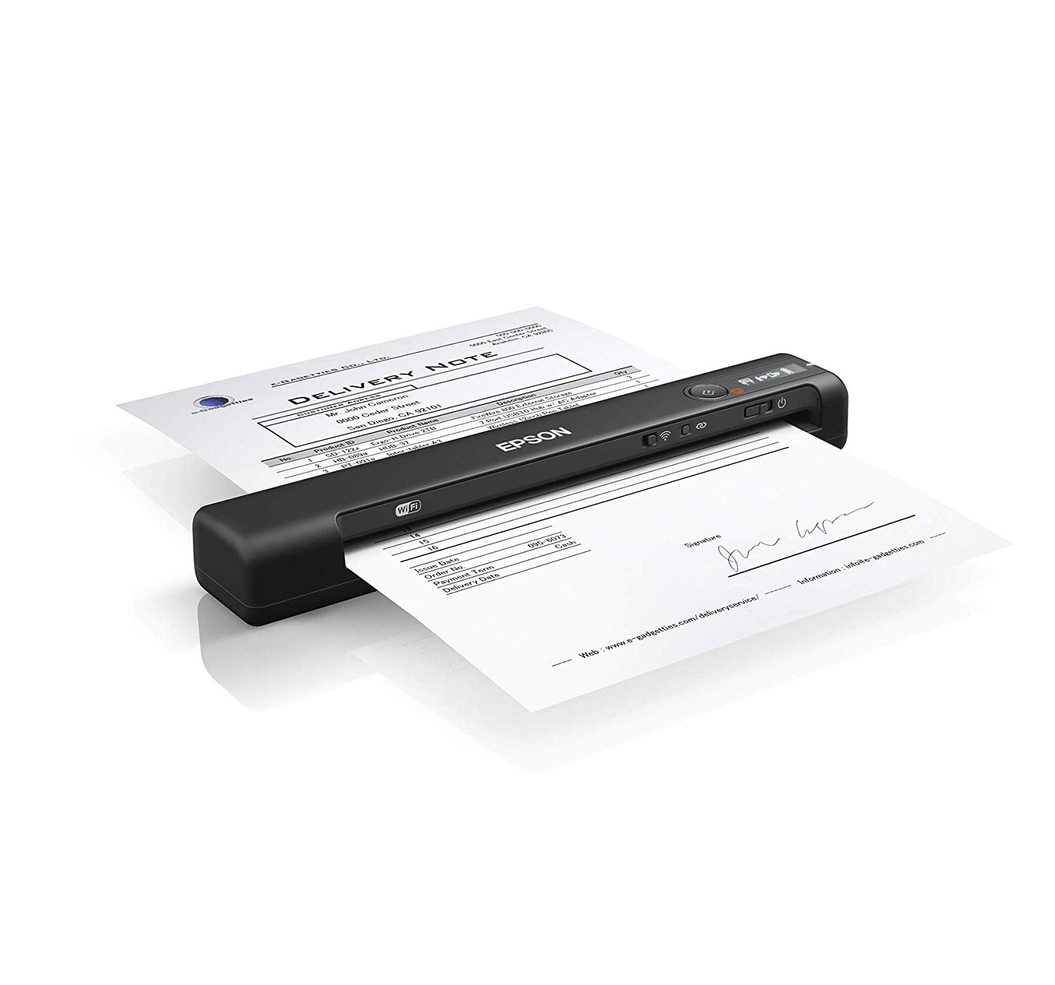 Restored Epson ES60W Workforce Wireless Portable Sheetfed Document ...