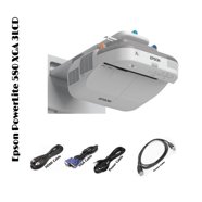 Pre-Owned Epson PowerLite 84+ 3LCD Projector 2600 Lumens 1080i HD VGA + Free HDMI Adapter ...