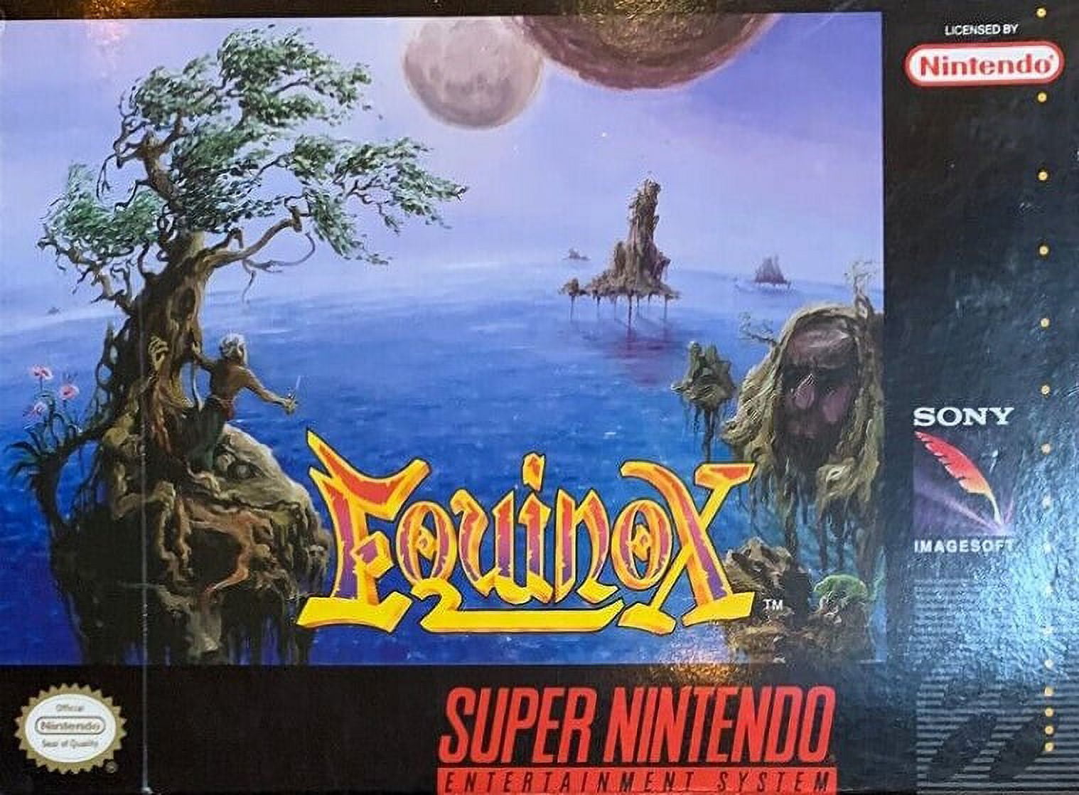 Restored Equinox (Super Nintendo, 1994) SNES RPG Game (Refurbished ...