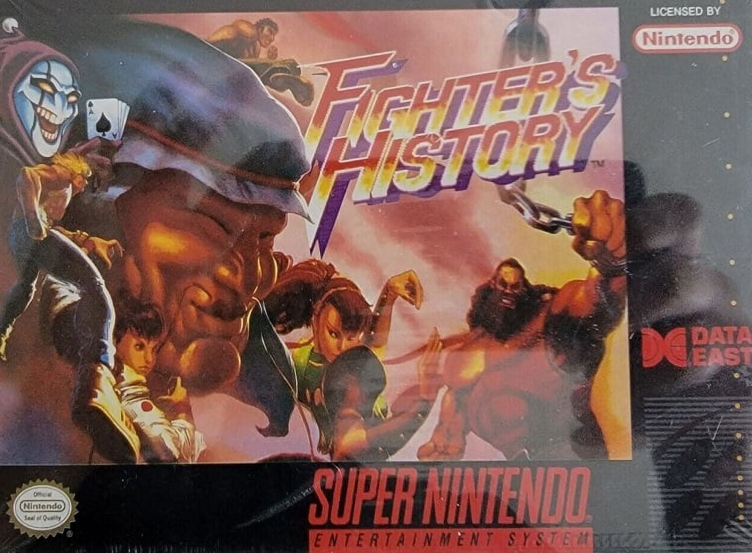 Fighter's History (Super Nintendo, 1994) SNES Video Game - Walmart.com