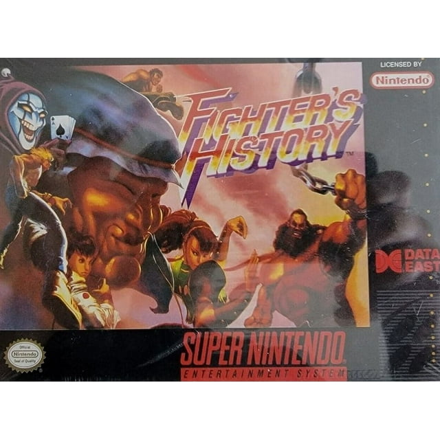 Restored Fighter's History (Super Nintendo, 1994) SNES Video Game ...