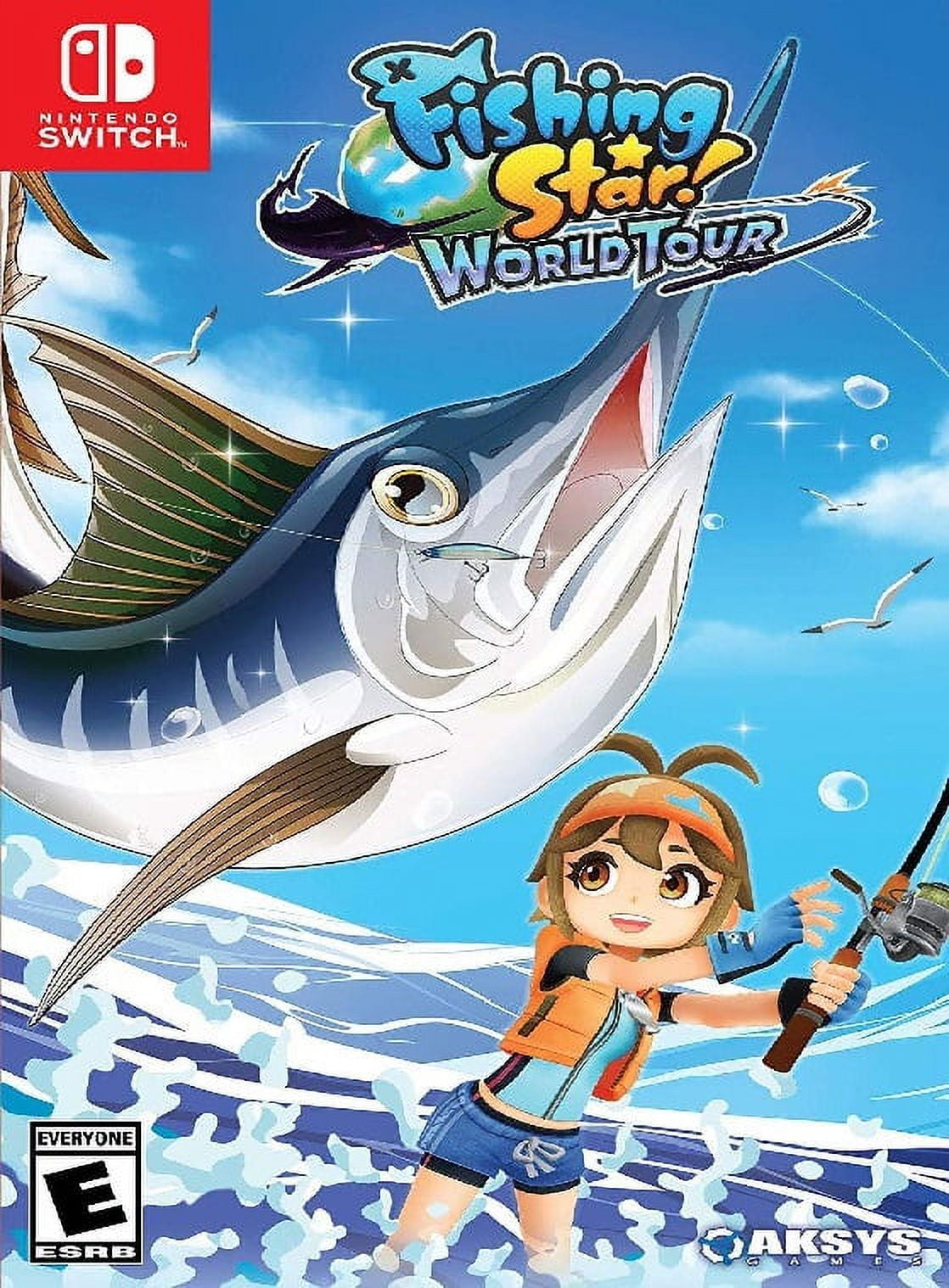 Restored Fishing Star World Tour (Nintendo Switch, 2019) Fish Game ...