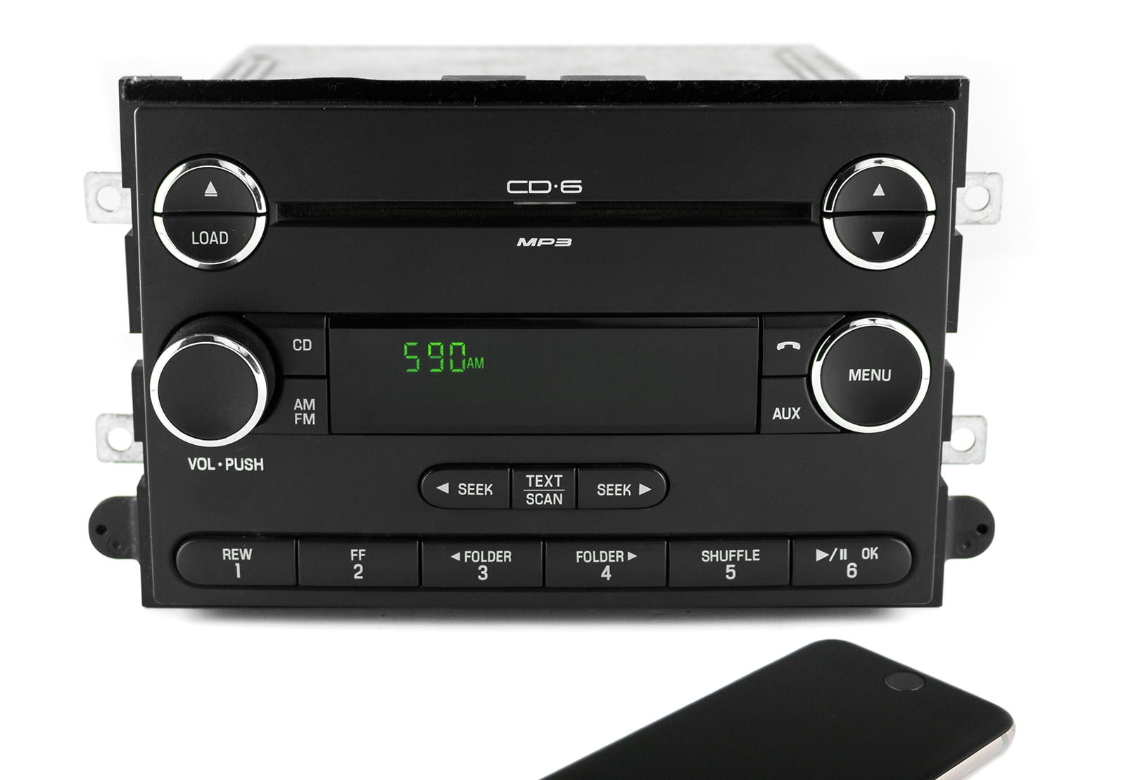 Restored Ford 08-09 Fusion Milan Radio AM FM 6 Disc Player w/ Bluetooth ...