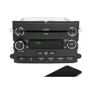 Restored 2008 Ford Fusion Mercury Milan AM FM Mp3 6 Disc CD Player Radio 8E5T-18C815-BF ...