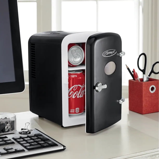 Restored Frigidaire Portable Retro 6-Can Mini Fridge Beverages ...