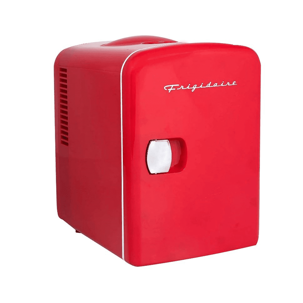 Restored Frigidaire RED Mini Portable Personal Fridge Cooler, 4Liter ...