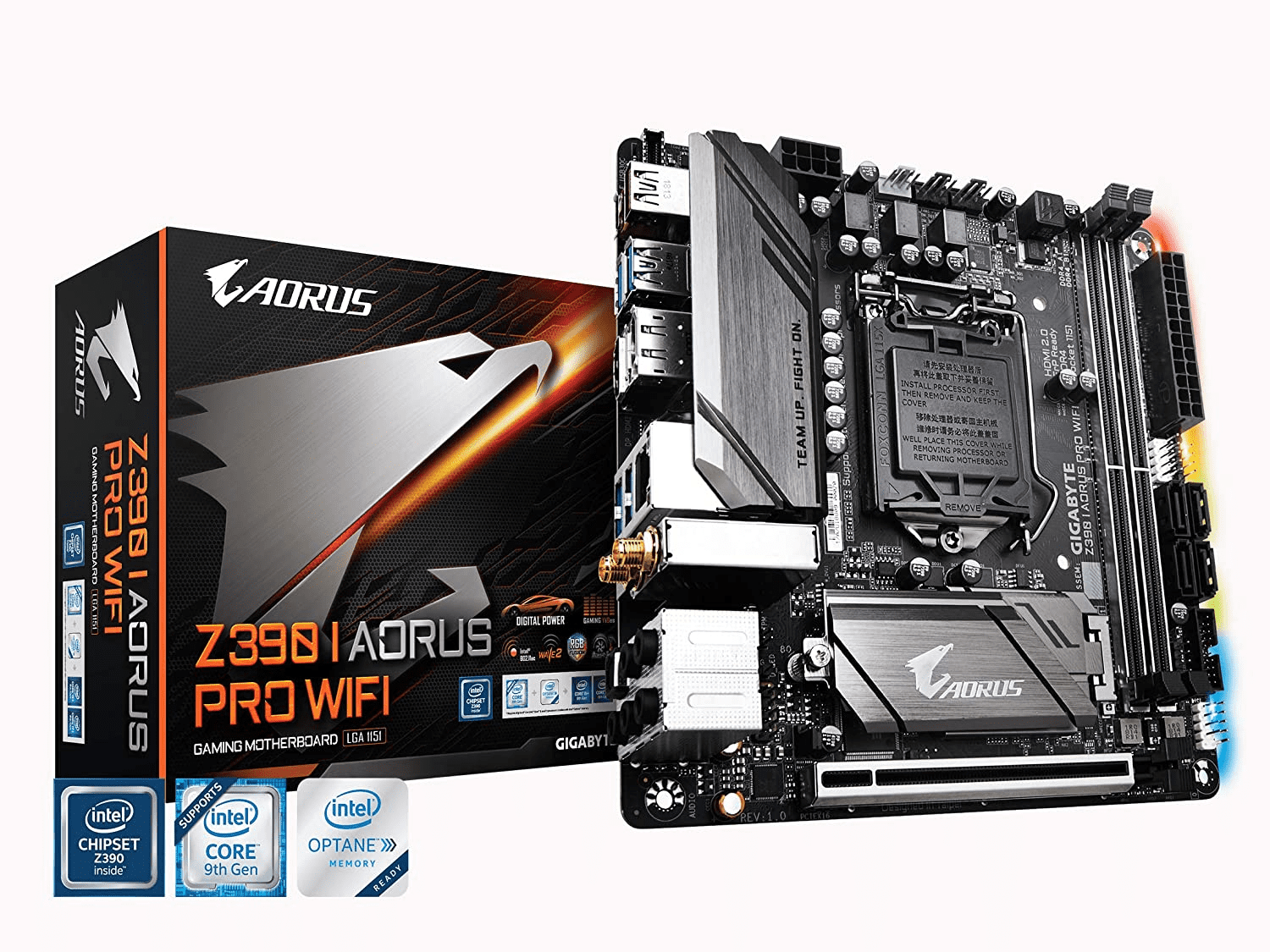 Restored GIGABYTE Z390 I AORUS PRO WiFi (Intel LGA1151/Z390/Mini-Itx/M ...