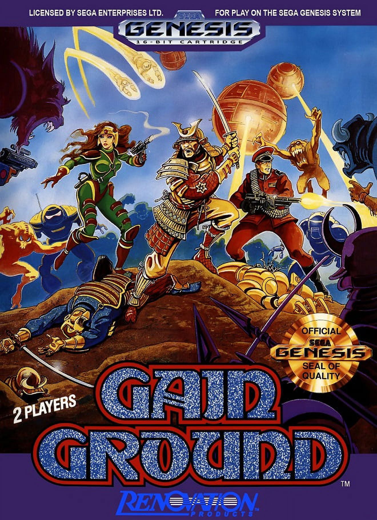 Restored Gain Ground (Sega Genesis) Fighting Game (Refurbished ...