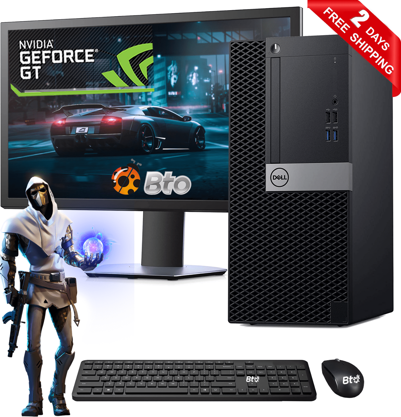 Restored Gaming Dell 7040 Computer Tower Core i5 6th Gen., 16GB Ram ...