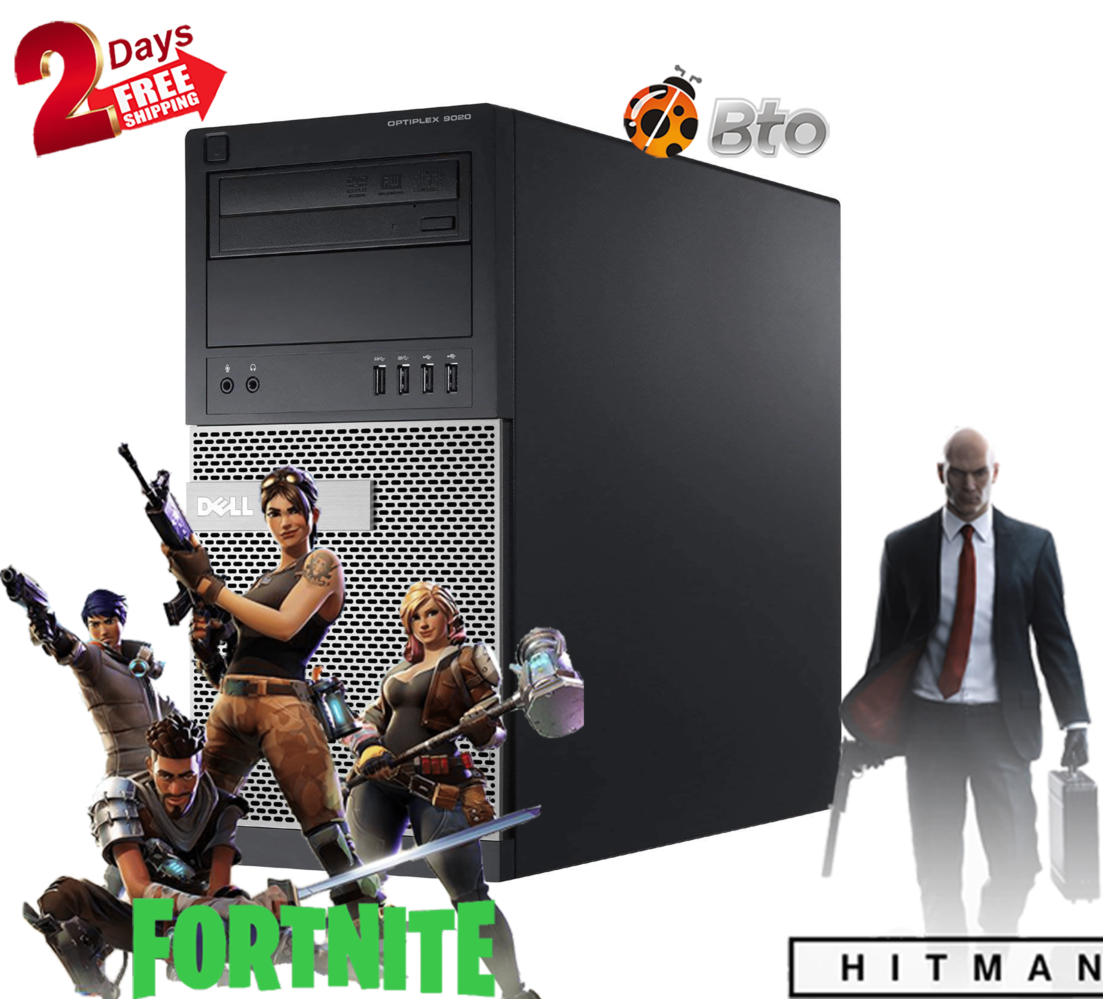 Restored Gaming Dell Optiplex 9020 Fast Desktop PC, Intel Core i54th ...