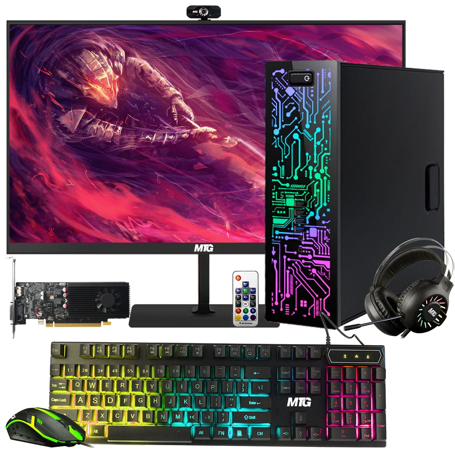 Restored Gaming Desktop, Core i5 4th Gen, TechMagnet Zeus, GTX 1030 ...