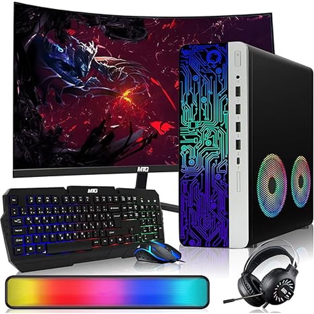 Restored HP G4 Desktop Computer PC AMD Pro A10-9700 R7, 8GB RAM, 1TB ...