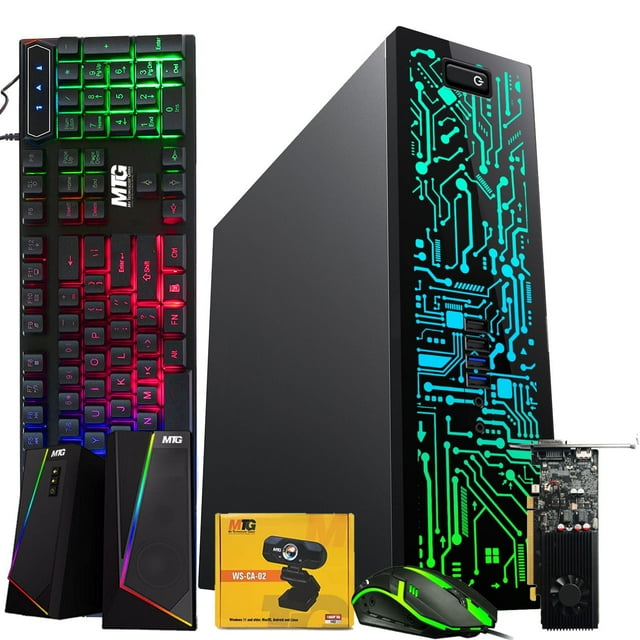 Restored Gaming Desktop PC, Intel Core i5 4th Gen, TechMagnet Zeus, GT ...