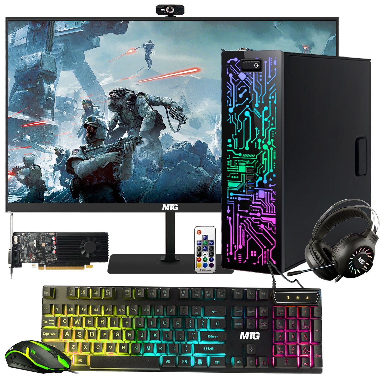 Restored Gaming Desktop PC, Intel Core i5 4th Gen, TechMagnet Zeus, GTX ...