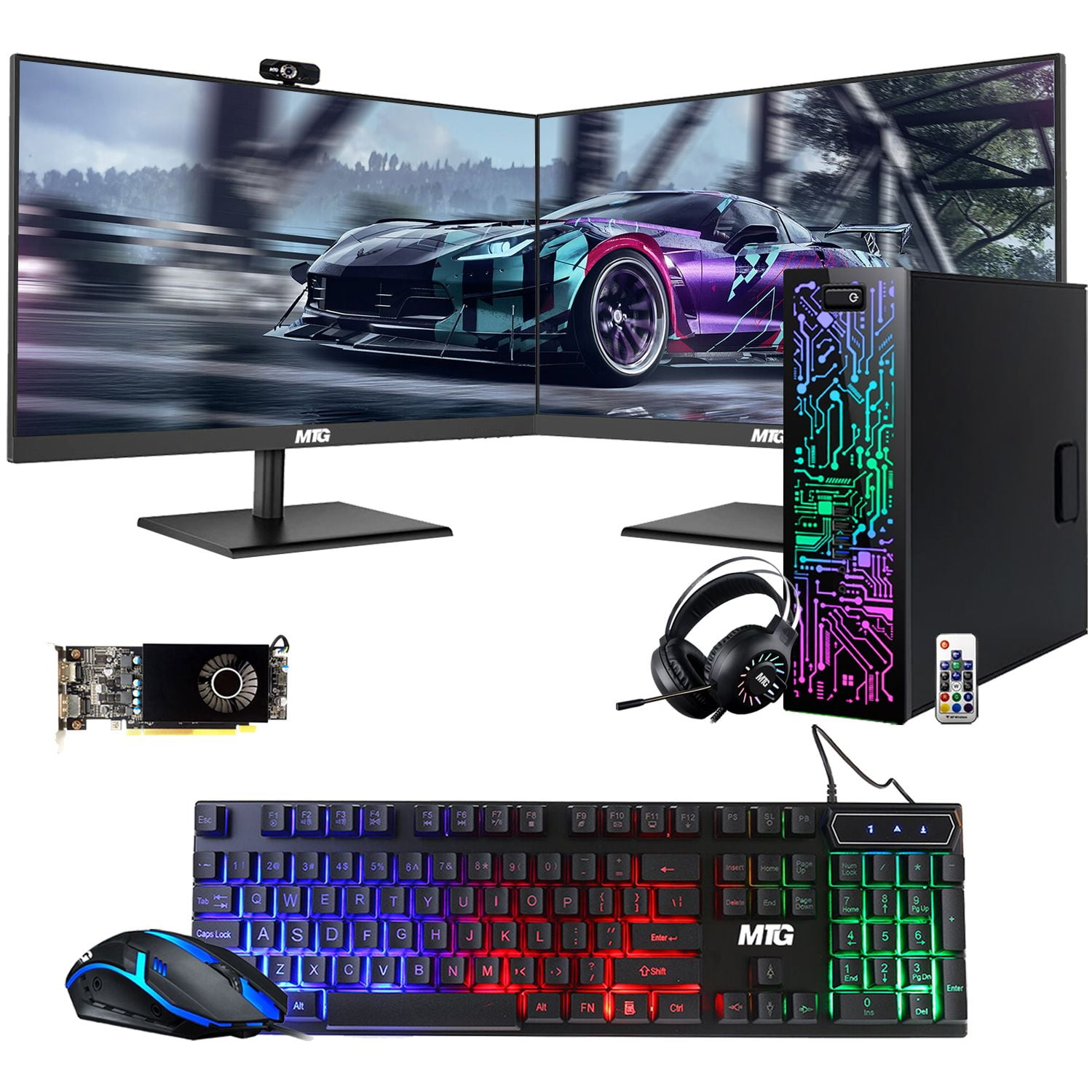 Restored Gaming Desktop PC, Intel Core i5 4th Gen, TechMagnet Zeus, RX ...