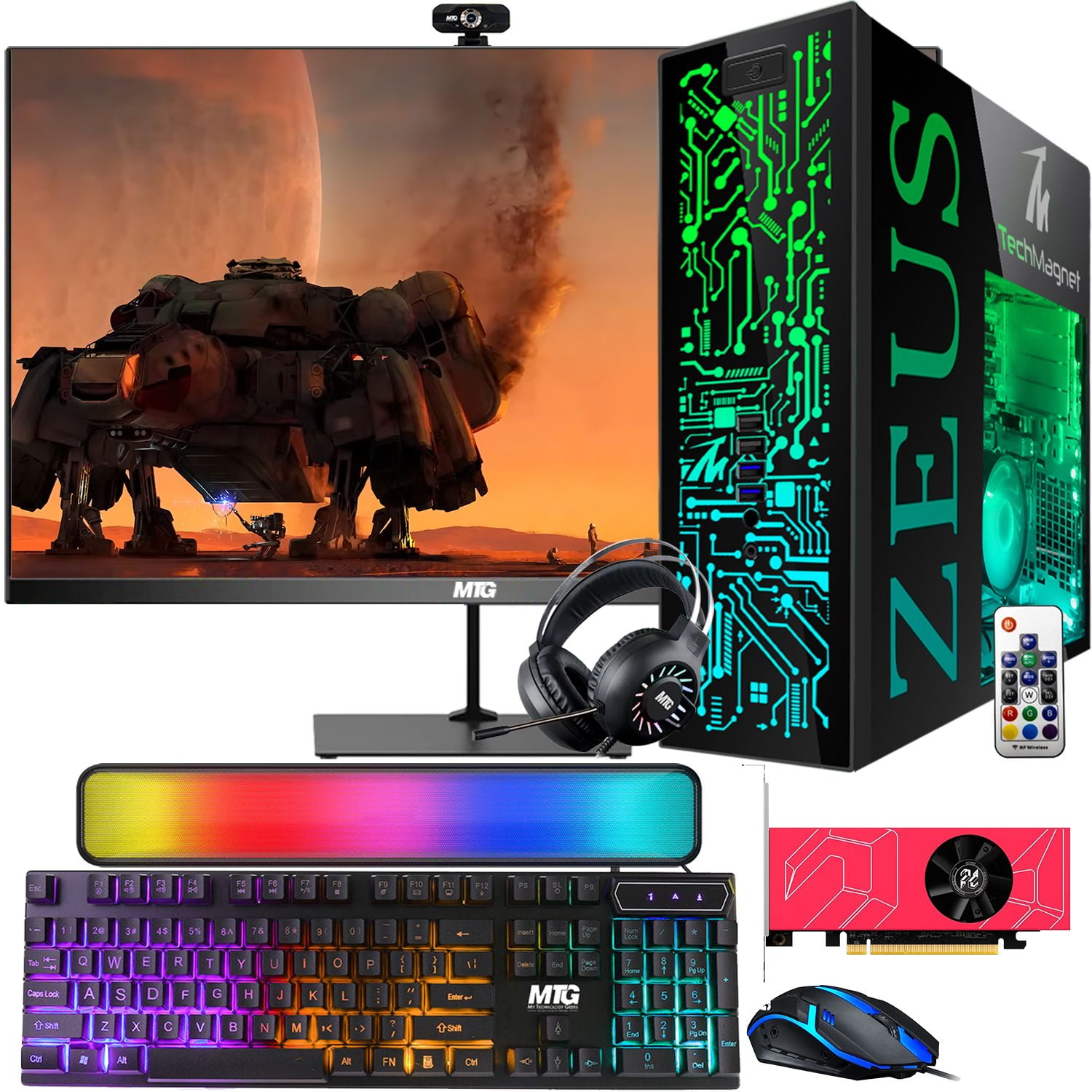 Restored Gaming Desktop PC, Intel i7 4th Gen, TechMagnet Zeus Pro 4 ...
