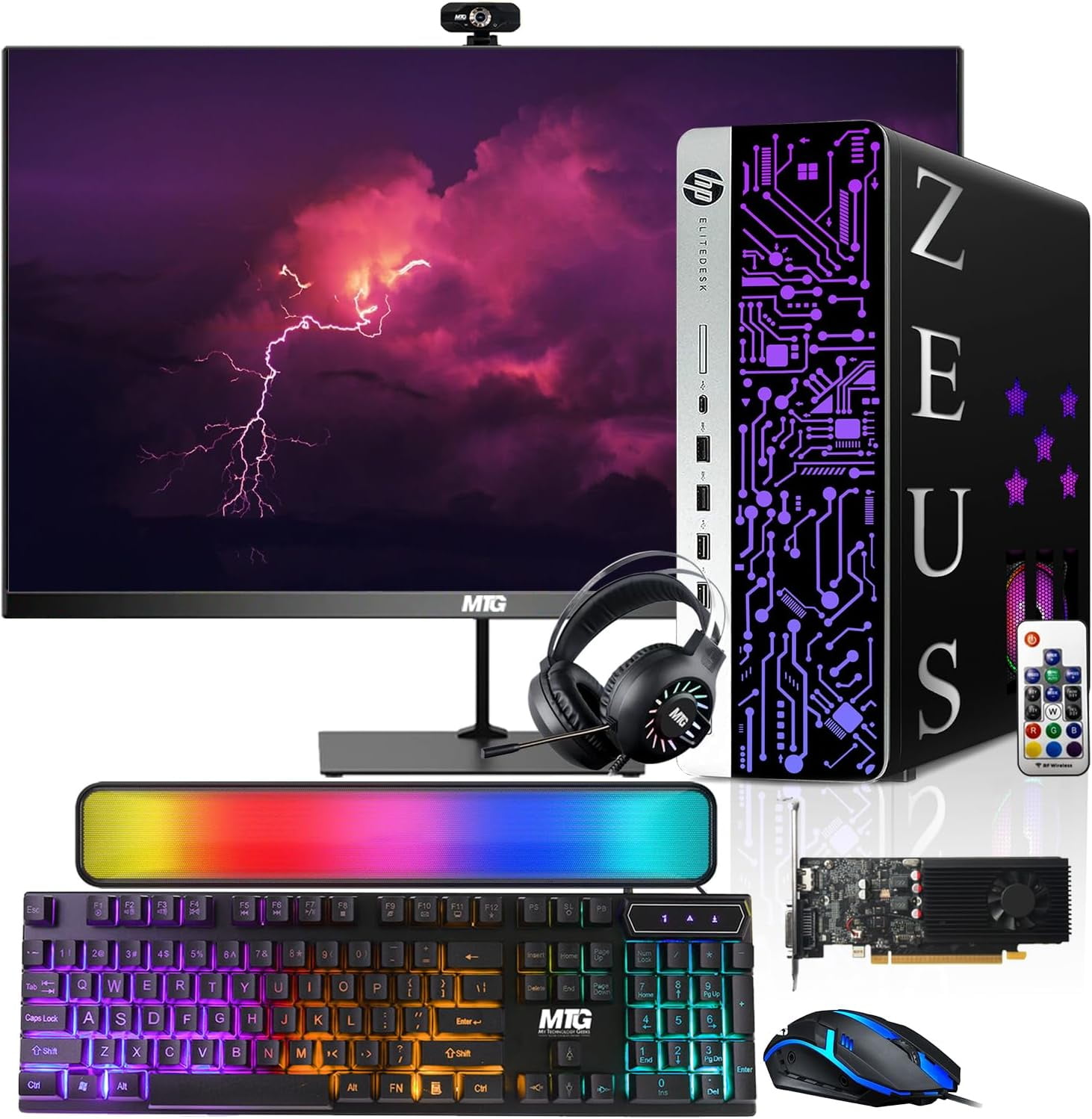 Restored Gaming Desktop PC, Intel i7 6th Gen, TechMagnet Zeus Pro 6, GT ...