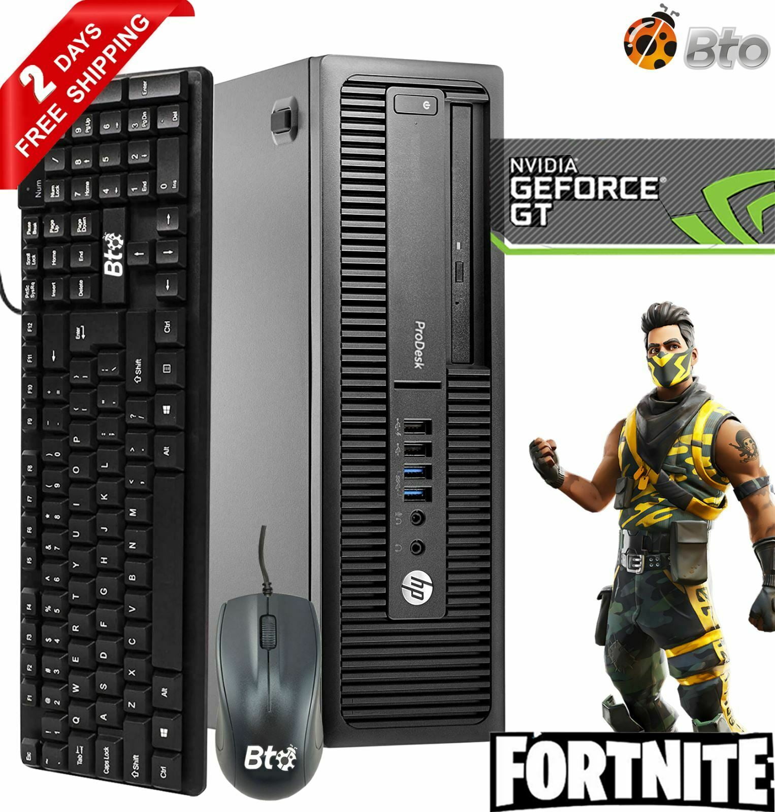 Restored Gaming HP ProDesk 600 G1 sff computer Desktop PC Intel Core i5 ...