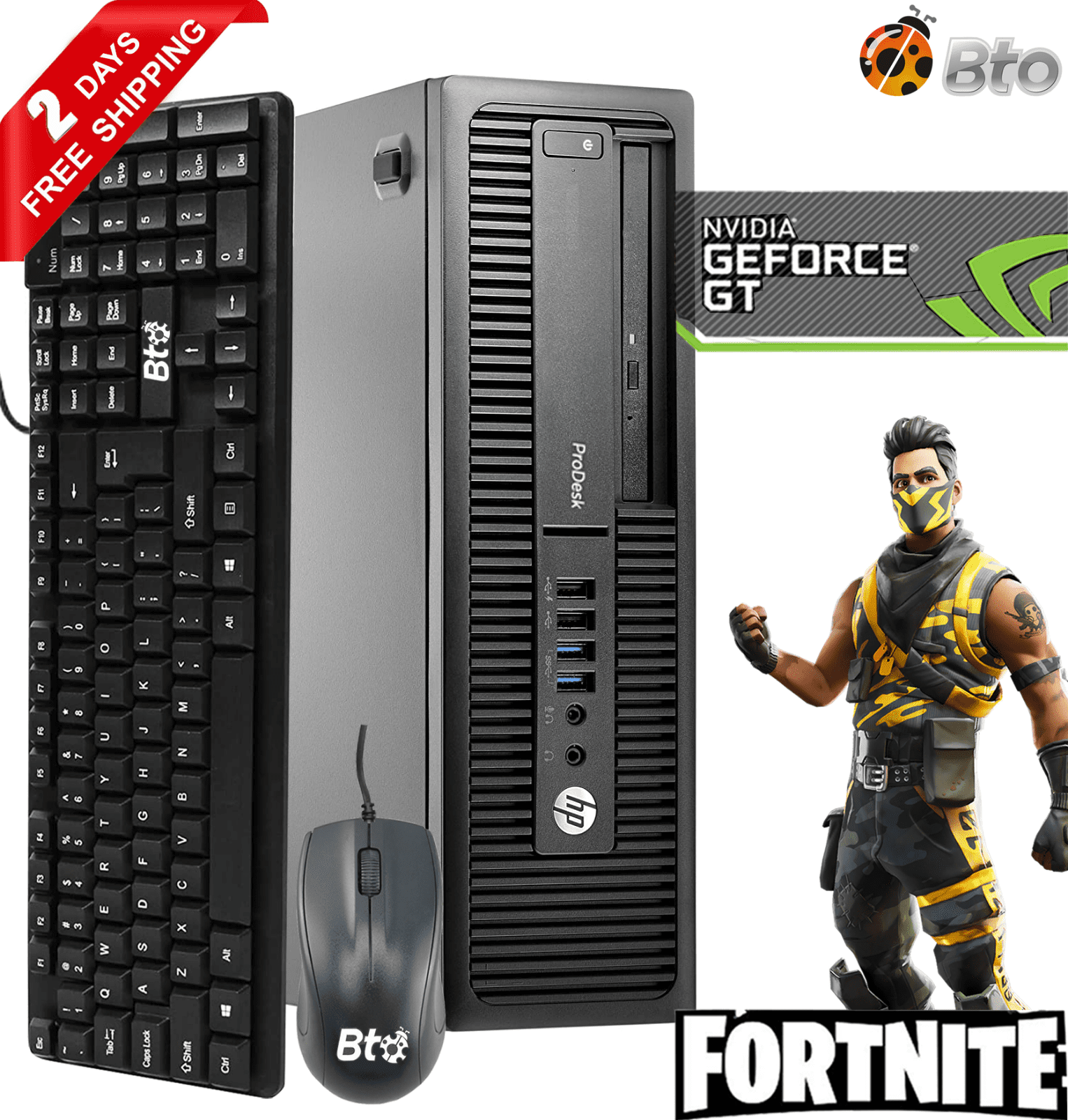 Restored Gaming HP ProDesk 600 G1 sff computer Desktop PC Intel Core i5 ...