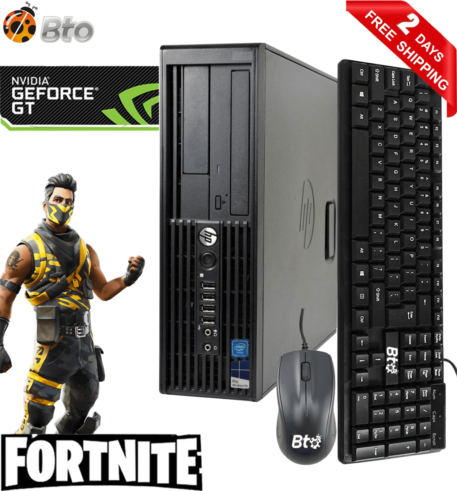 Restored Gaming HP SFF Computer Intel Core i5 2nd Gen. 8GB Ram, 500GB ...