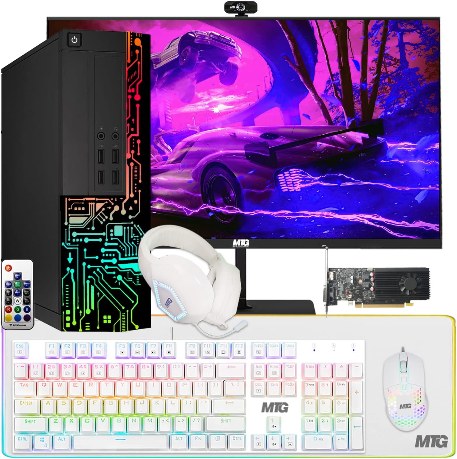 Restored Gaming PC Desktop, Intel Core i5-6500, TechMagnet Siwa 6, GT ...