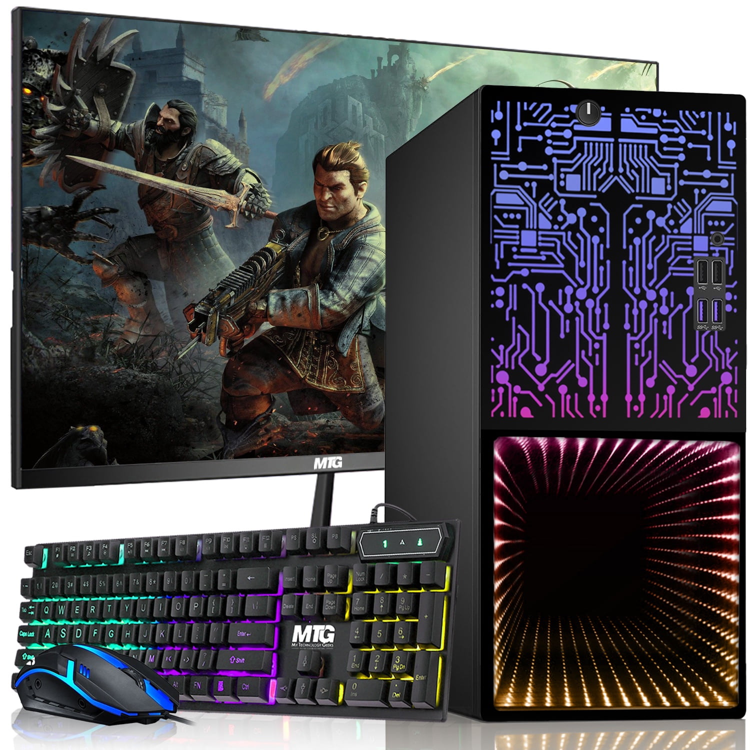 TechMagnet Gaming Desktops, Intel core i7, 16GB, 1TB SSD, 2TB HD ...