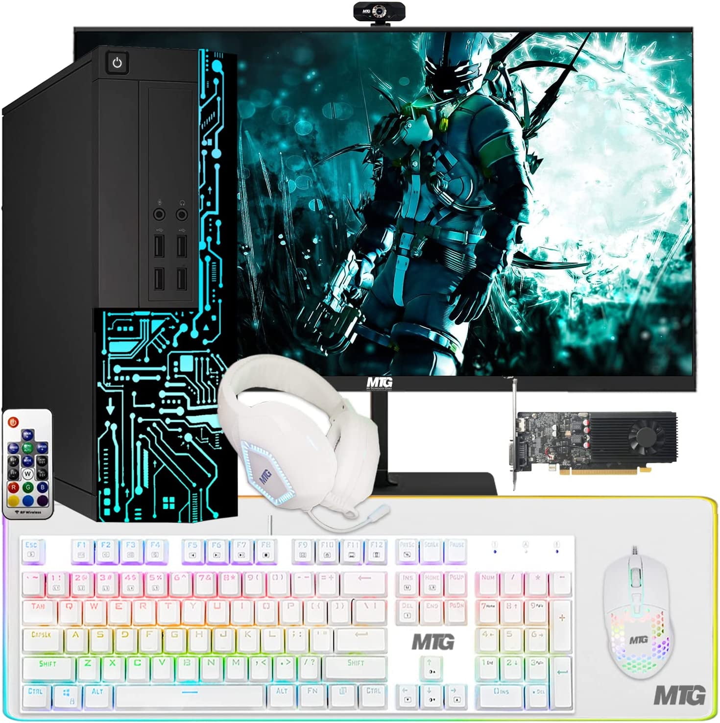 Restored Gaming PC, Intel Core i7, TechMagnet Siwa 8, GT 1030 4GB DDR4, 16GB RAM, 1TB SSD + 2TB ...