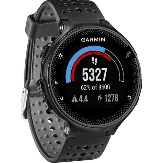 Restored Garmin Forerunner 235 GPS Running Watch, Black with Gray ...