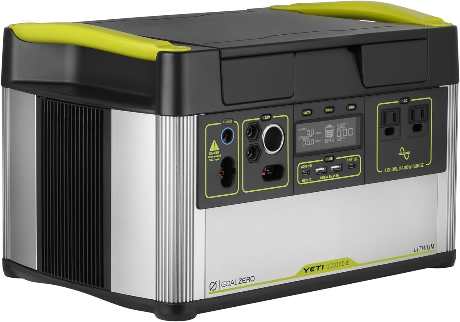 Restored Goal Zero Yeti 1000W Core Portable Power Station, Solar ...