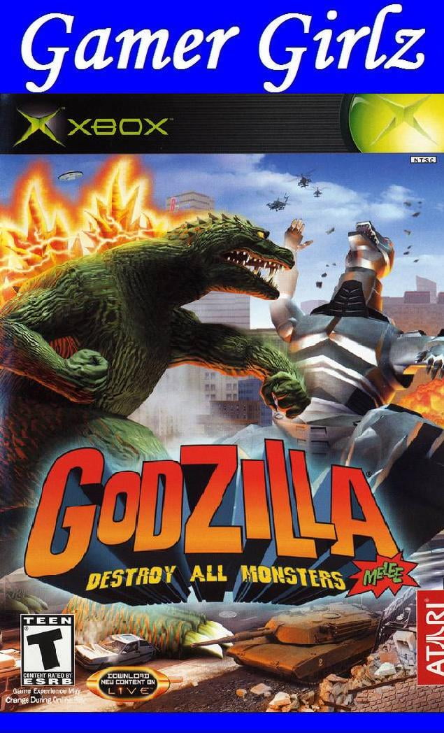 Restored Godzilla: Destroy All Monsters Melee (Xbox, 2003) Fighting ...