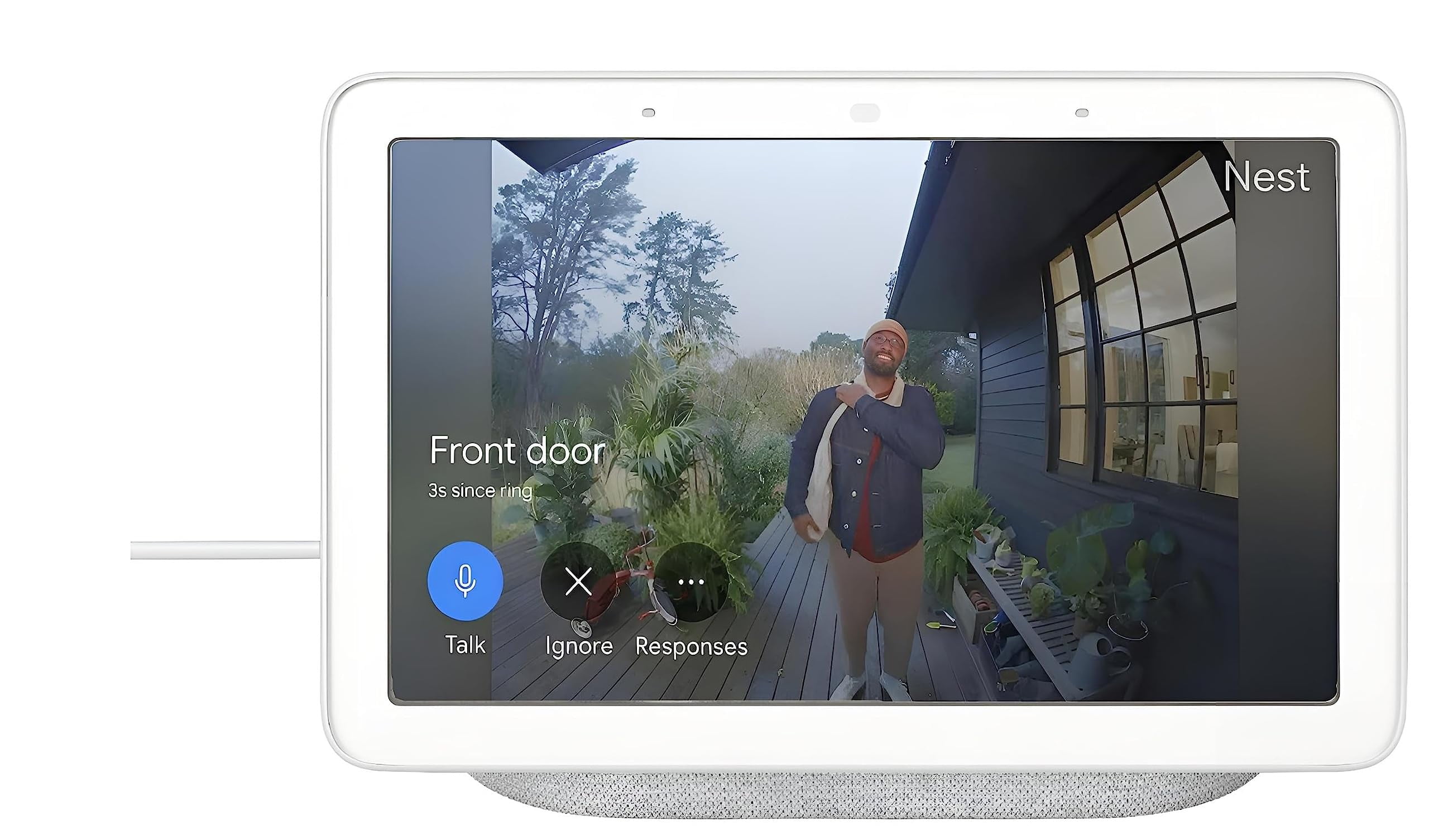 Restored Google Nest Hub (1st Gen) 7-inch Display, 1st Generation (Chalk) (Refurbished ...