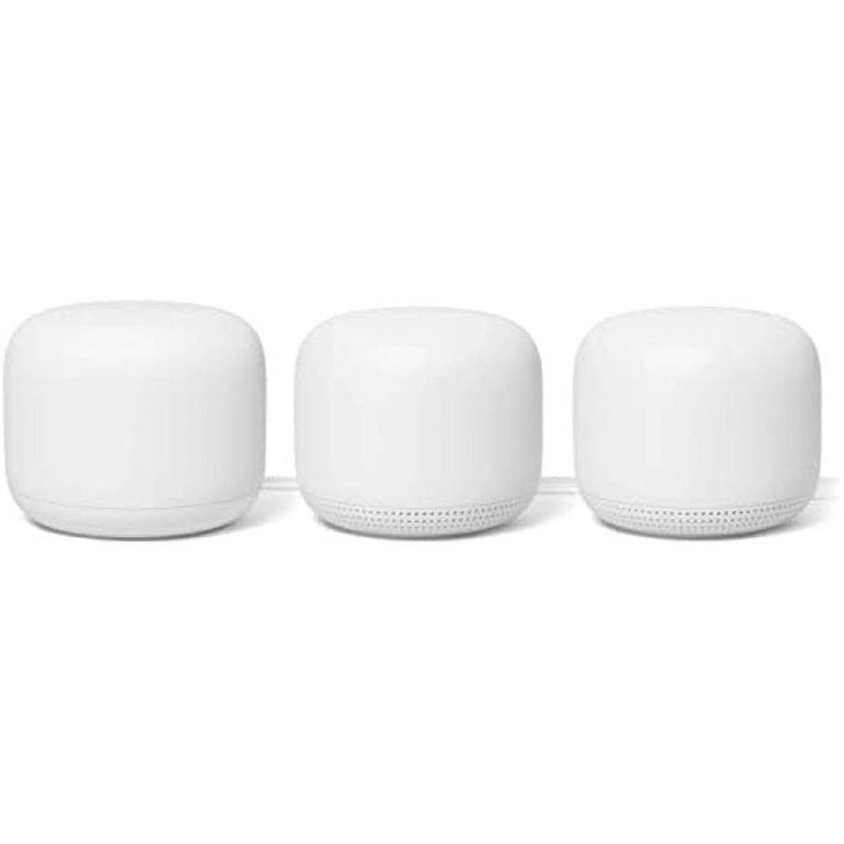 Restored Google Nest Wi-Fi Router 3 Pack 2nd Generation 4x4 AC2200 Mesh ...