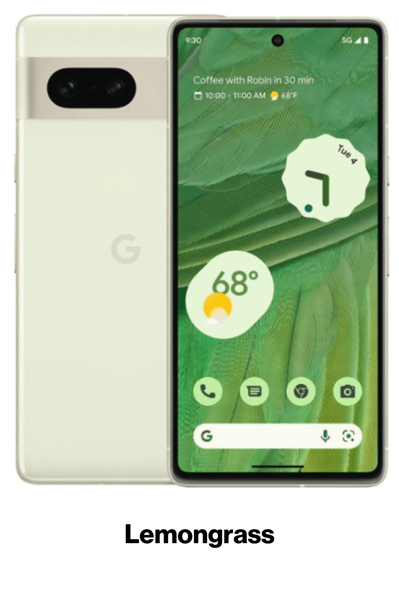 Google Pixel 7, 128GB Lemon Grass, Verizon 5G Ultra Wideband ...