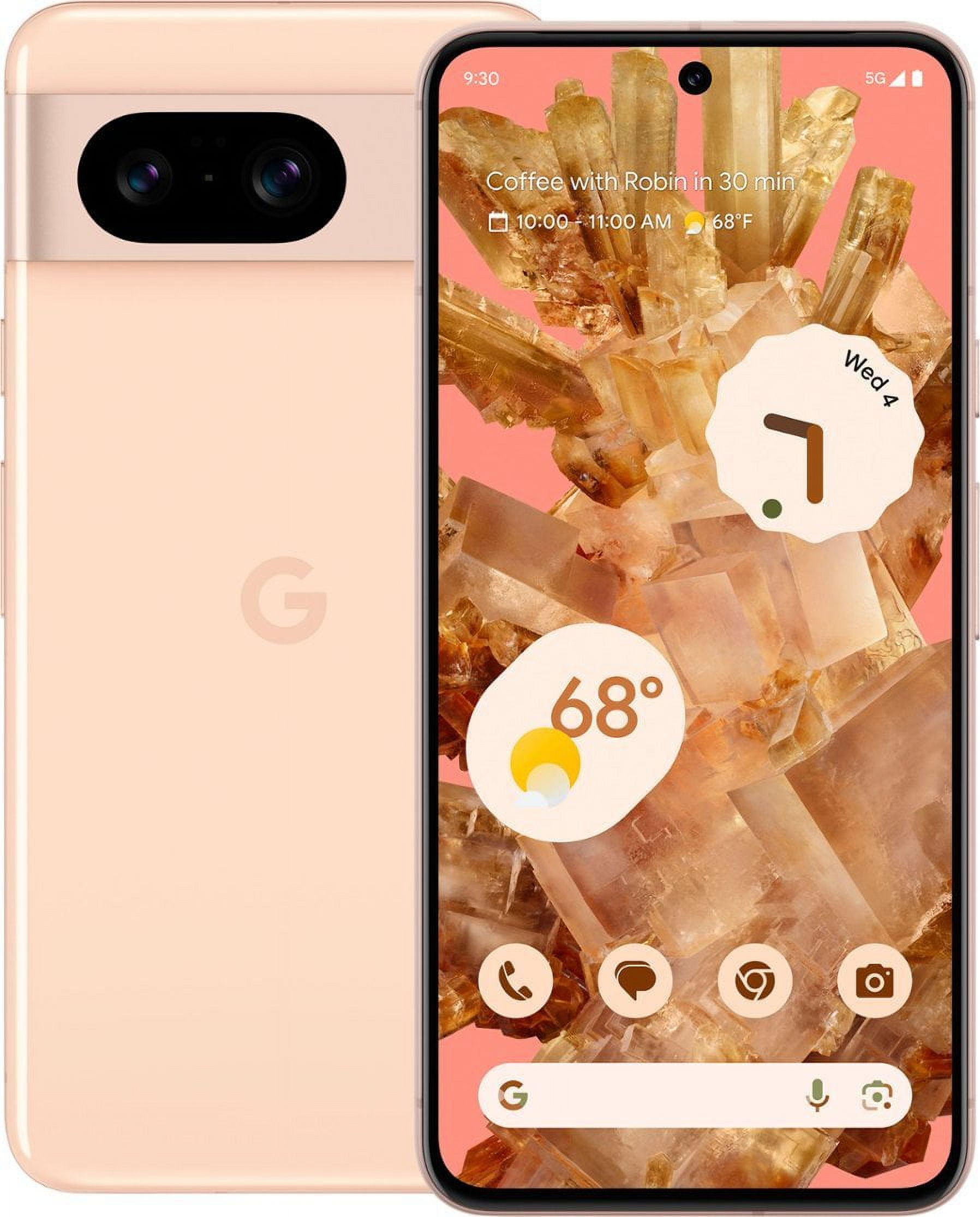Restored Google Pixel 8 256GB Unlocked Rose (Refurbished) - Walmart.com