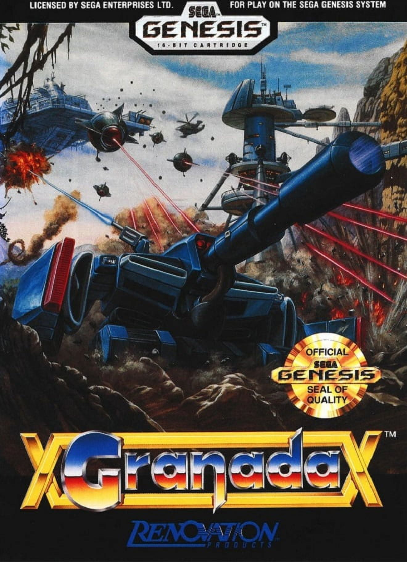 Restored Granada (Sega Genesis, 1990) War Game (Refurbished) - Walmart.com
