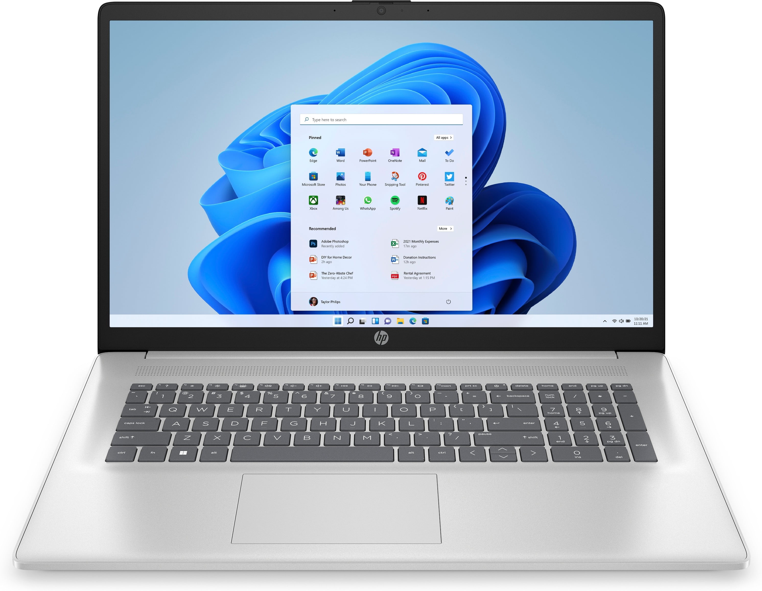 Restored HP 17-CN4033CL Laptop Core 5 120U Processor 10-Cores 512GB SSD 16GB 17.3 FHD ...