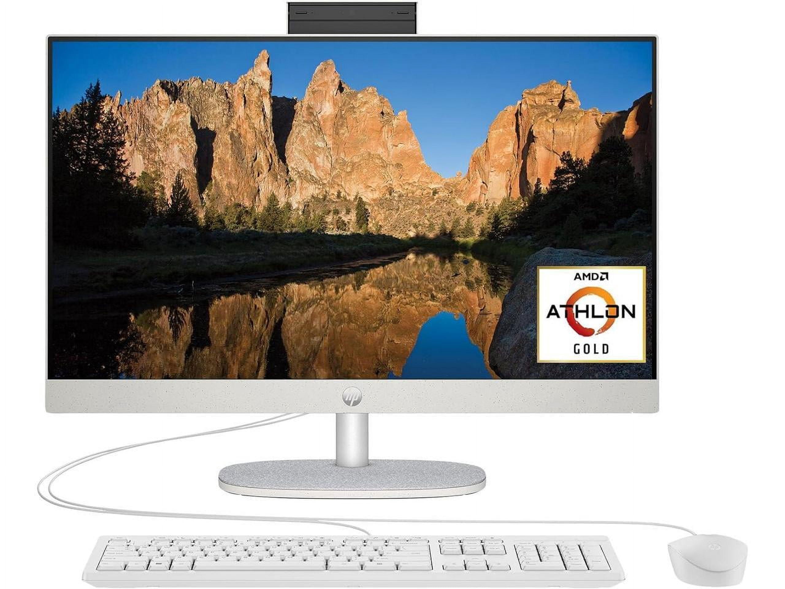 Restored HP 24-cr0046 23.8" FHD All-In-One Desktop AMD Athlon Gold ...