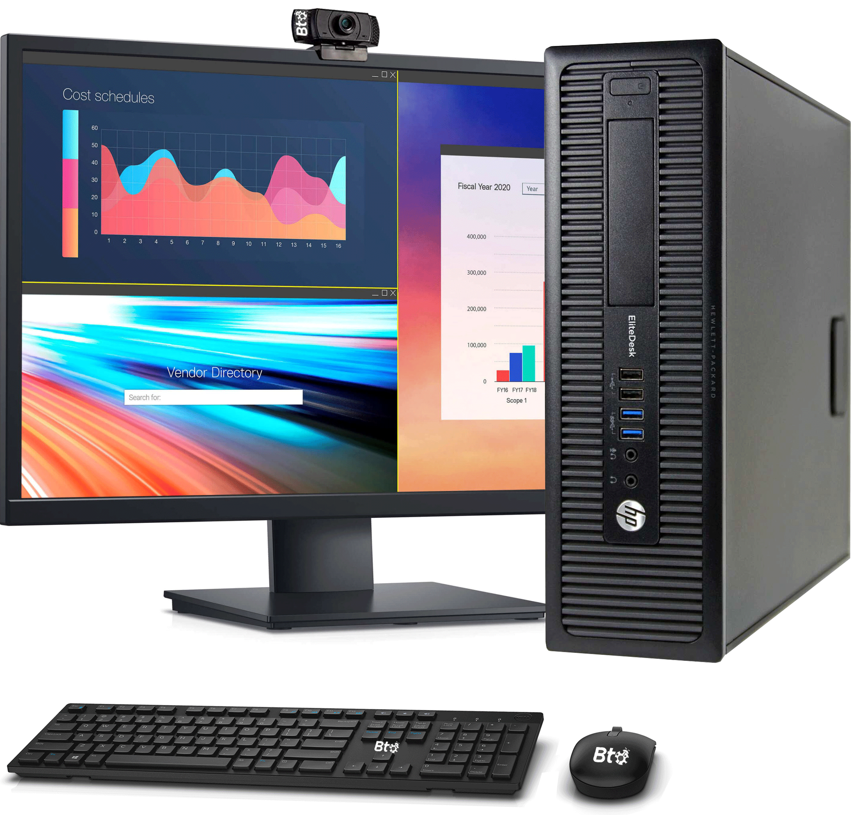 Restored HP 800 G1 SFF Computer Desktop PC, Intel Core i5 3.2GHz , 8GB ...