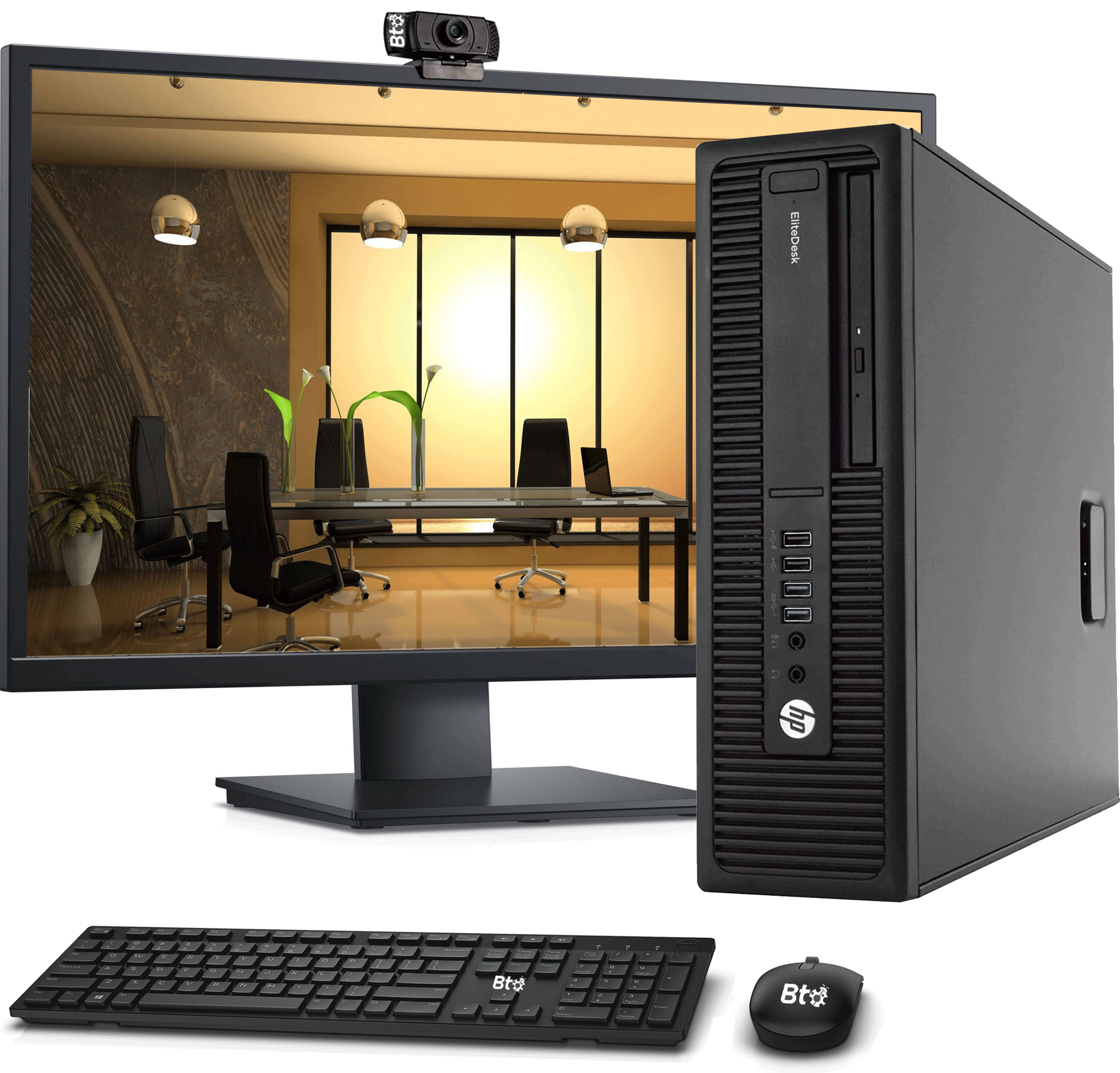Restored HP 800 G1 SFF Computer Desktop PC, Intel Core i5 3.2GHz ...