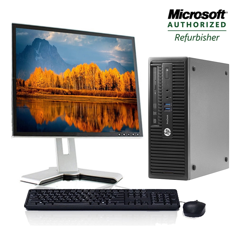 Restored HP Desktop Computer 400 G3 SFF Intel Core i5 Processor 8GB RAM ...