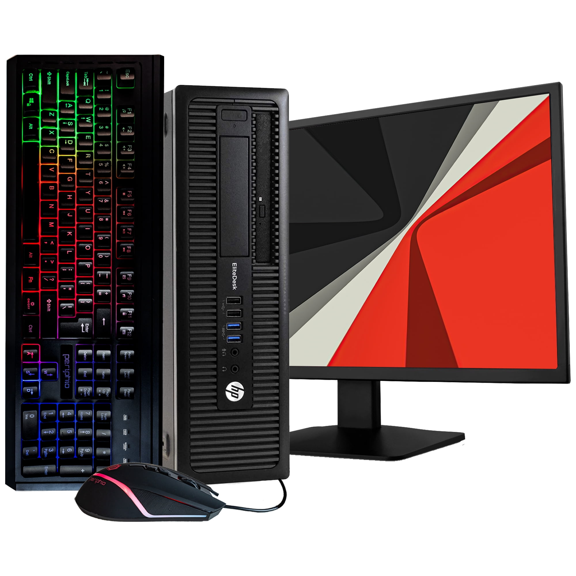 "HP Desktop PC 800G1, Intel i5, 16GB RAM, 240GB SSD, Win10 Pro, 22 ...