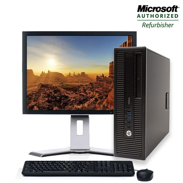 Restored HP Desktop Computer ProDesk 600 G1 Intel Core i3 4th Gen Processor 8GB RAM 256GB SSD ...