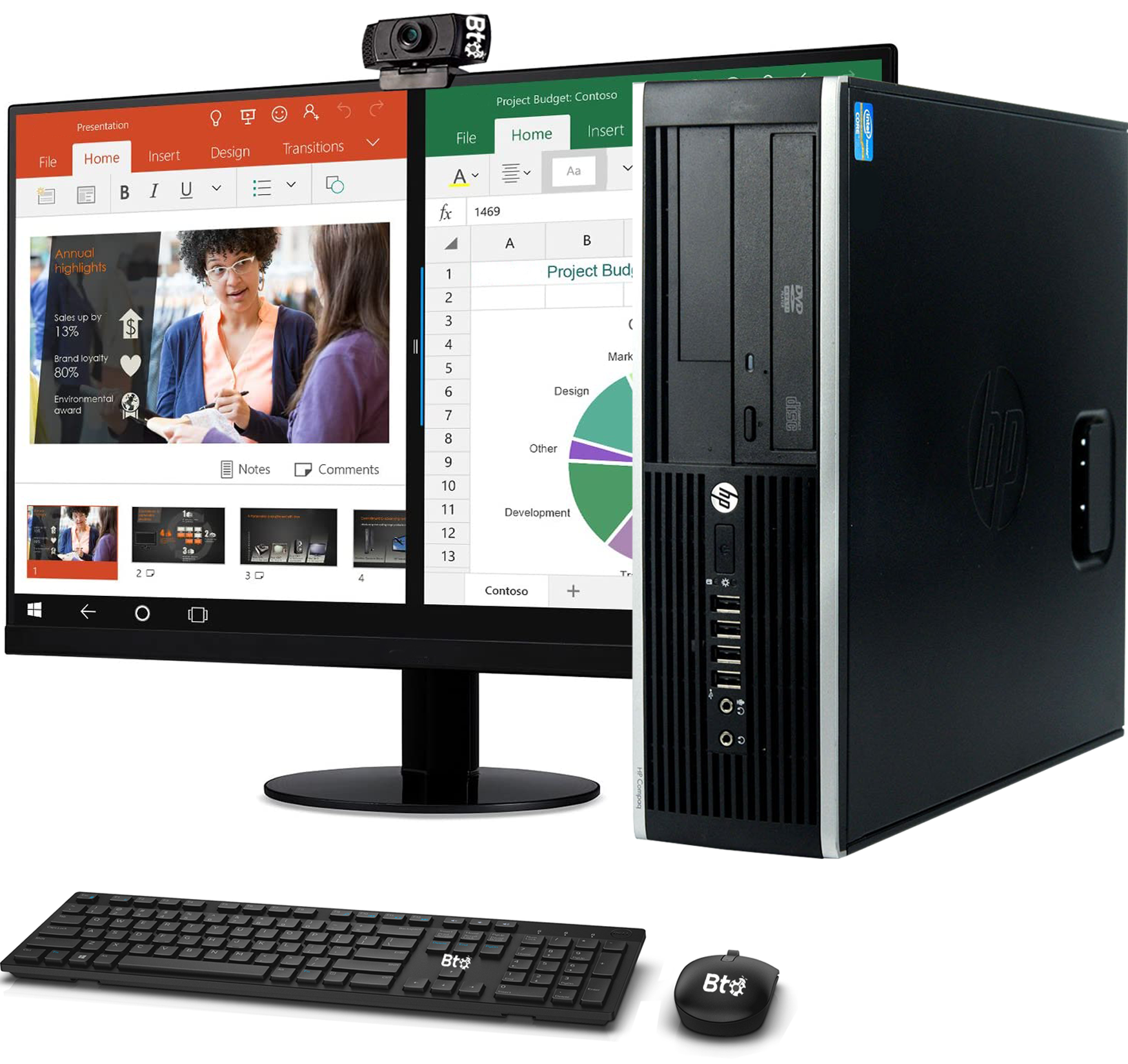 Restored HP Elite SFF Computer Desktop PC Intel Core i5 3.3GHz 16GB Ram ...